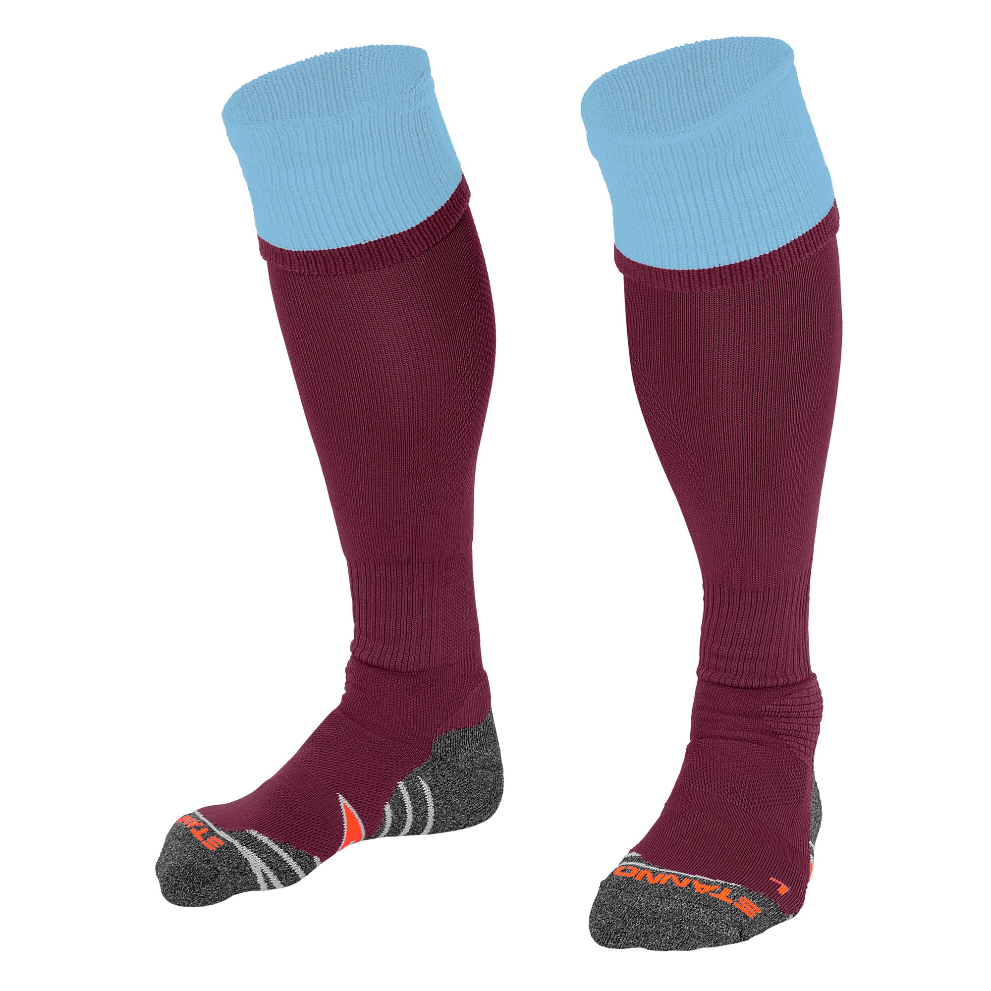 COMBI SOCKS | Maroon-Sky Blue – stanno-au