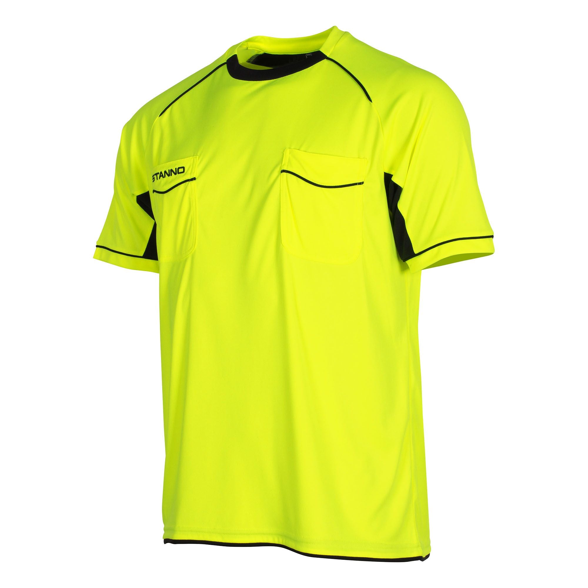 BERGAMO REFEREE SHIRT SS - Neon Yellow and Black – stanno-au